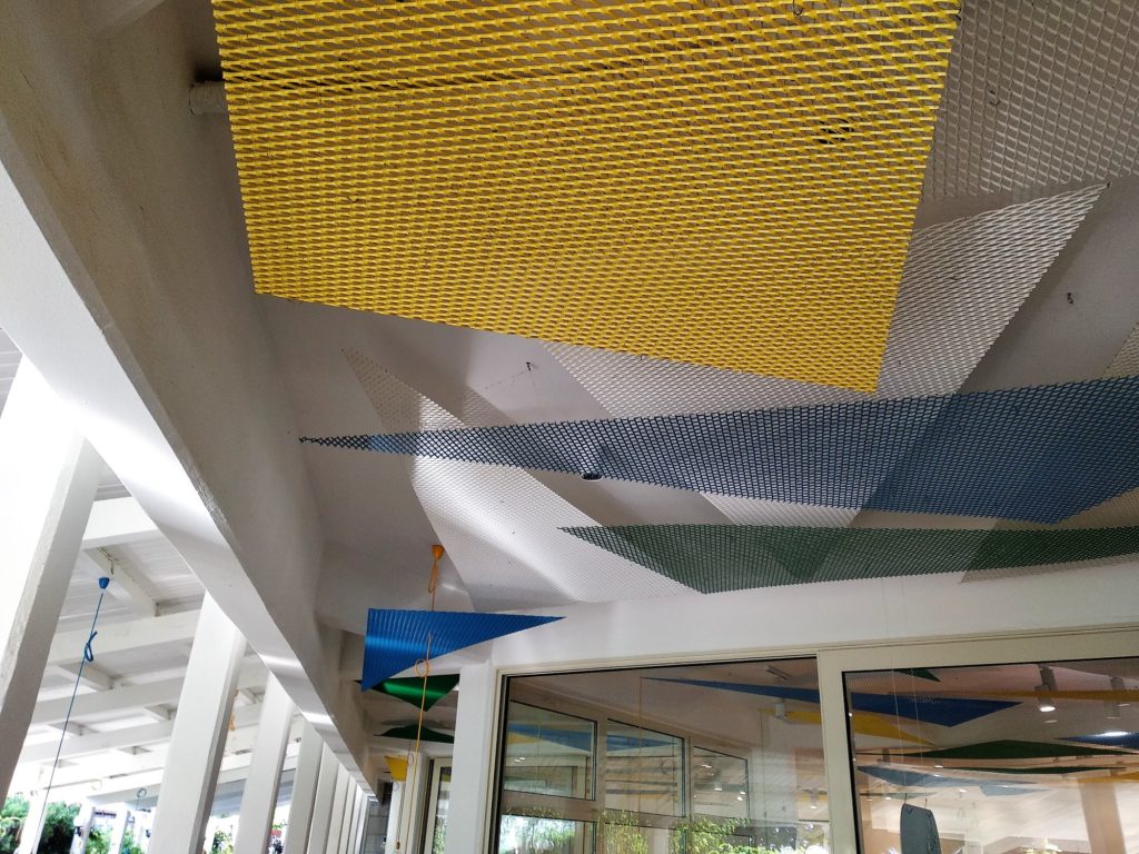 Romboidal mesh 45x20 on ceilings - Budva, Montenegro - Metal tehnologija