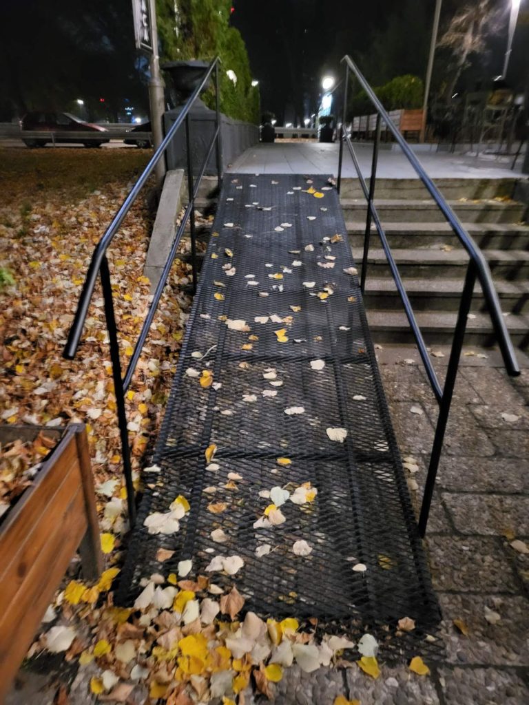 "Expanded metal mesh" Wheelchair Ramp in Belgrade - Metal tehnologija